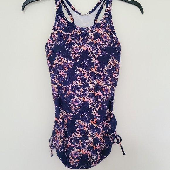 Swim | Modest Tankini Top With Strings On The Sides Xs | Poshmark